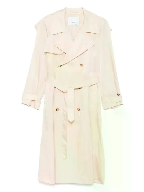 Wardrobe.NYC Belted Trench Coat - Neutrals