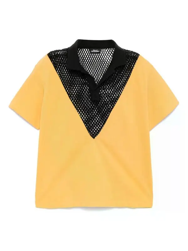 OLLY SHINDER Hybrid Lace Polo - Yellow