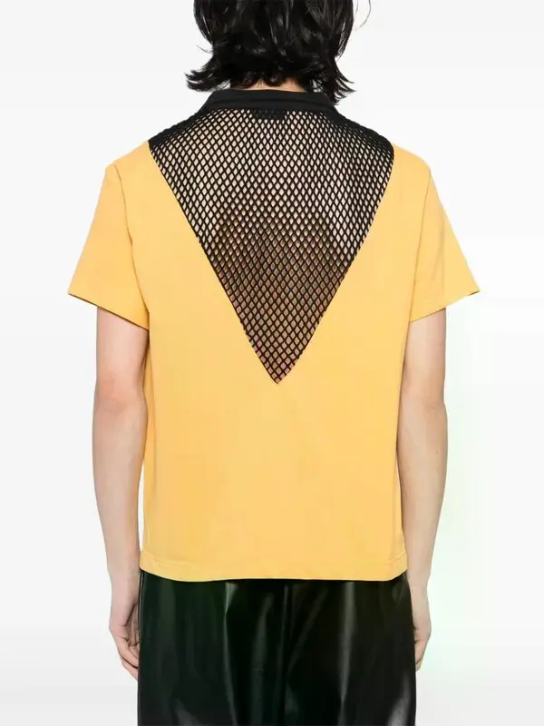 OLLY SHINDER Hybrid Lace Polo - Yellow
