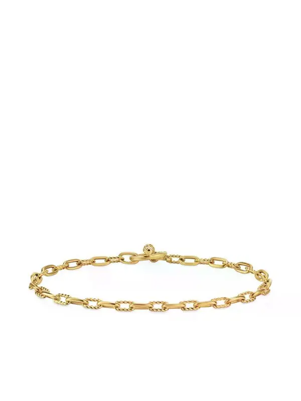 David Yurman 18kt Yellow Dy Madison® Chain Diamond Bracelet