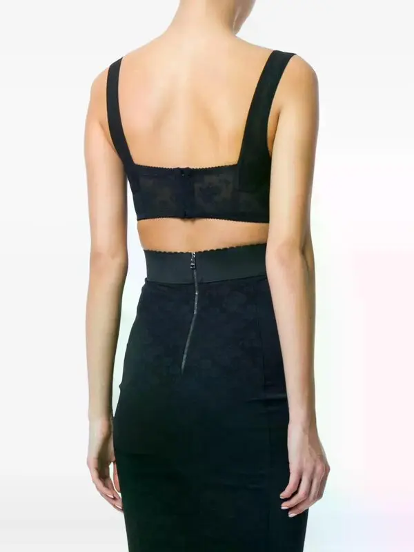 Dolce & Gabbana Cropped Bustier Top