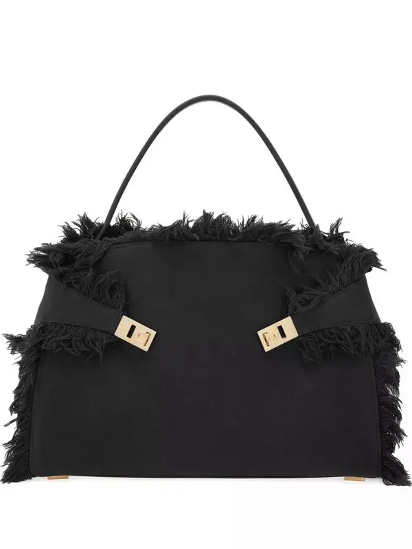 FERRAGAMO Hug Fringe-detail Shoulder Bag