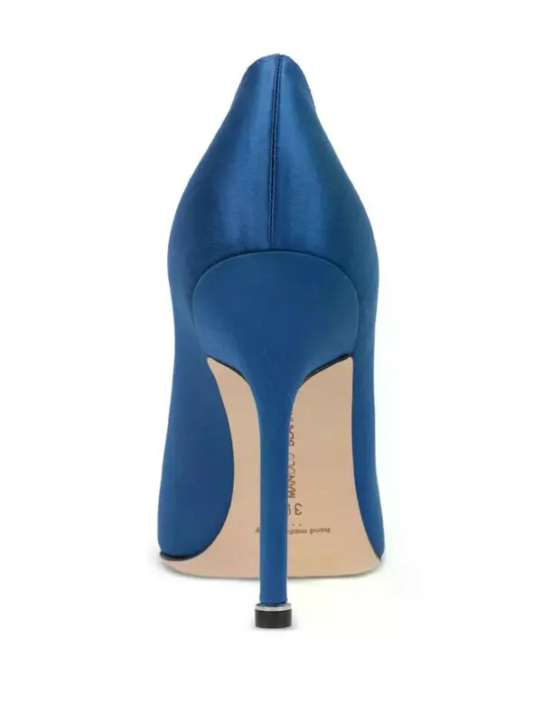 Manolo Blahnik Hangisi 105mm Appliqué Pumps - Blue