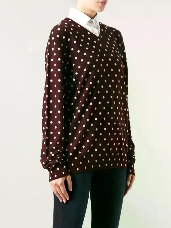Play Comme Des Garcon Polka Dot Sweater