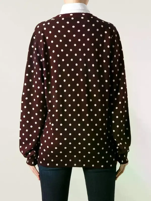 Play Comme Des Garcon Polka Dot Sweater