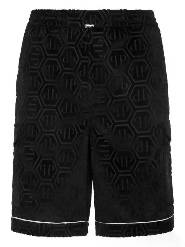 Philipp Plein Monogram-pattern Shorts
