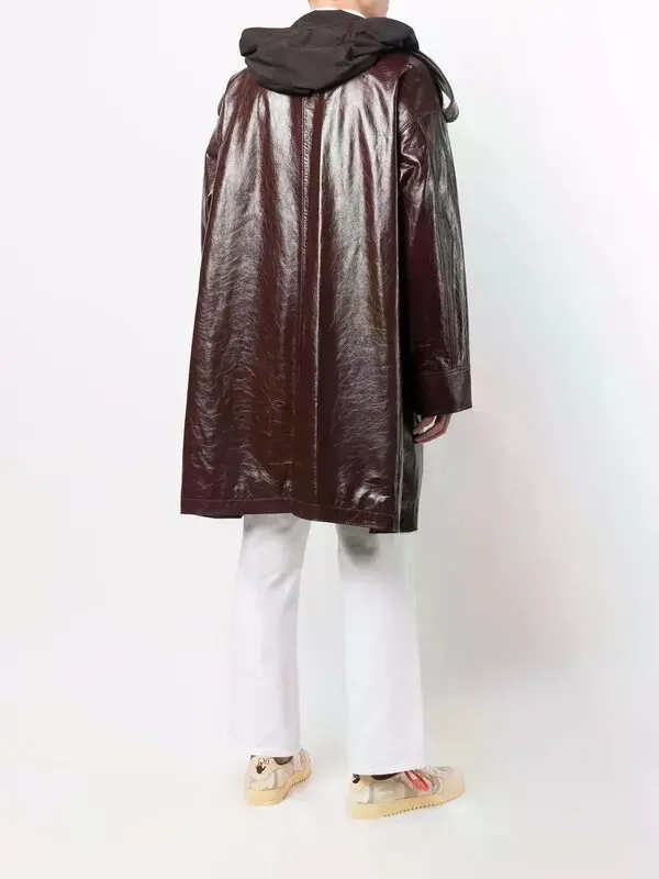 AMBUSH Zipped-up Leather Coat