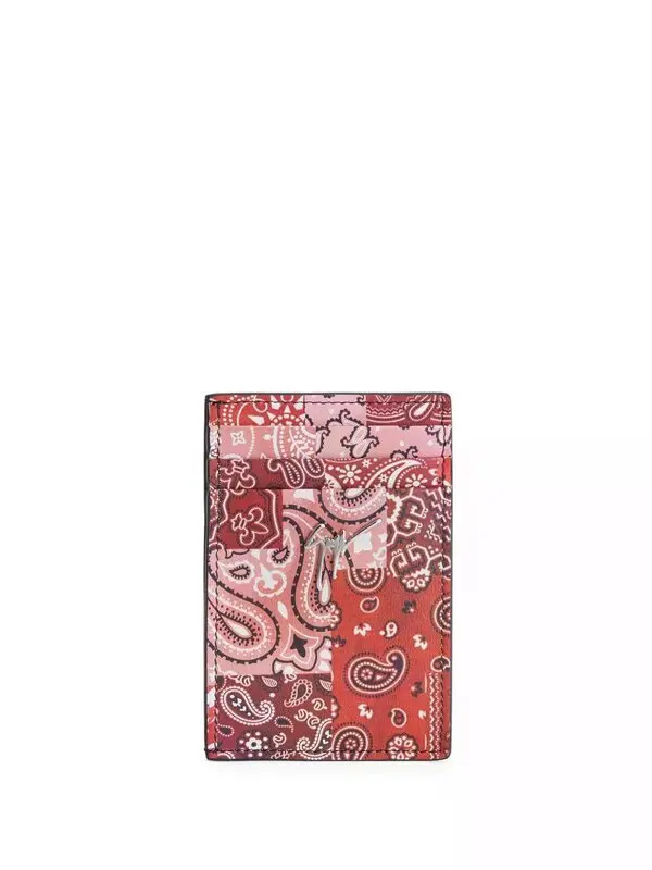 GIUSEPPE ZANOTTI Albert Card Holder - Red