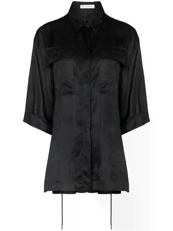 JW Anderson Logo-print Drawstring Shirt