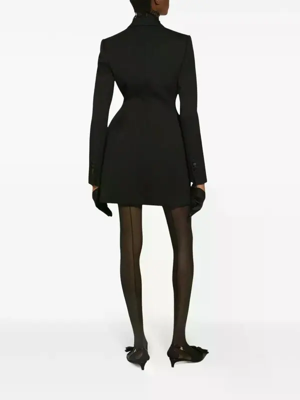Dolce & Gabbana Double-breasted Virgin Wool-blend Jacket