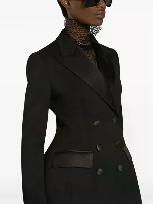 Dolce & Gabbana Double-breasted Virgin Wool-blend Jacket