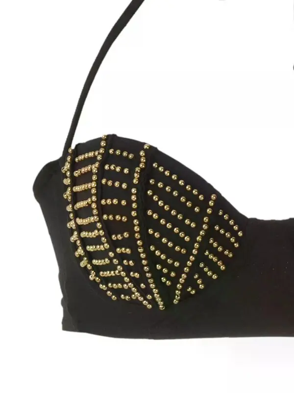 AMIR SLAMA Beaded Balconette Bikini Set