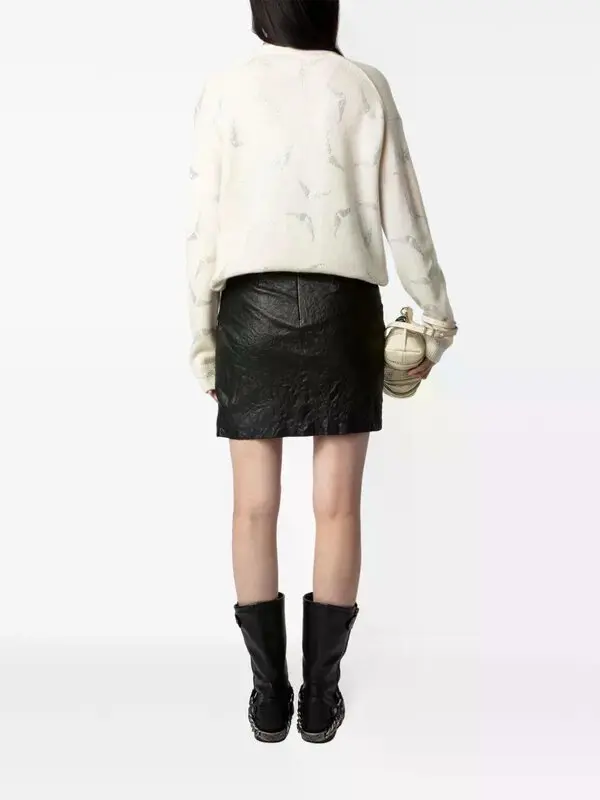 Zadig&Voltaire Mirka Strass Wings Cashmere Cardigan