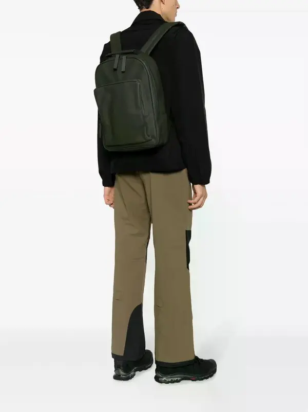 Rains Book Daypack Faux-leather Backpack