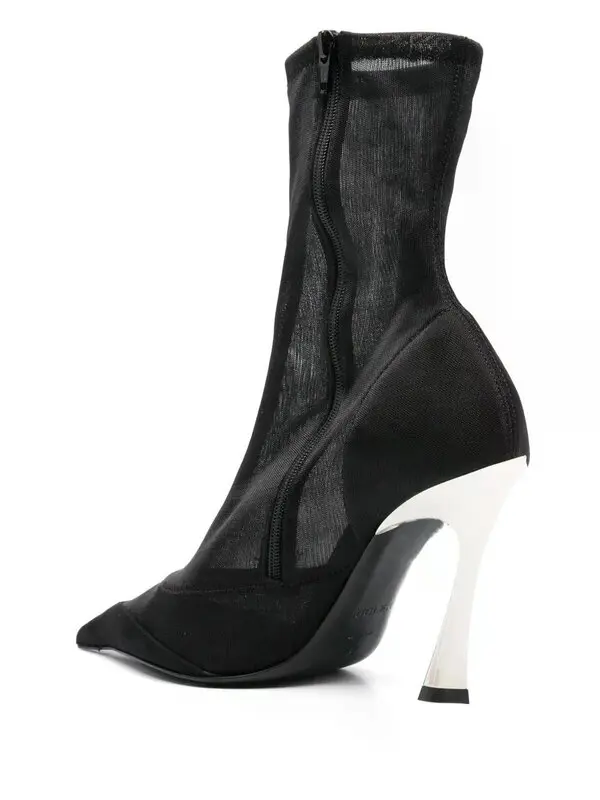 MUGLER 95mm Mesh Ankle Boots