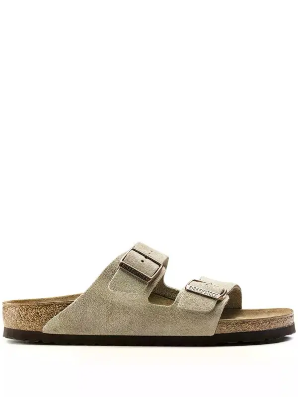 BIRKENSTOCK Arizona Suede Sandals - Neutrals