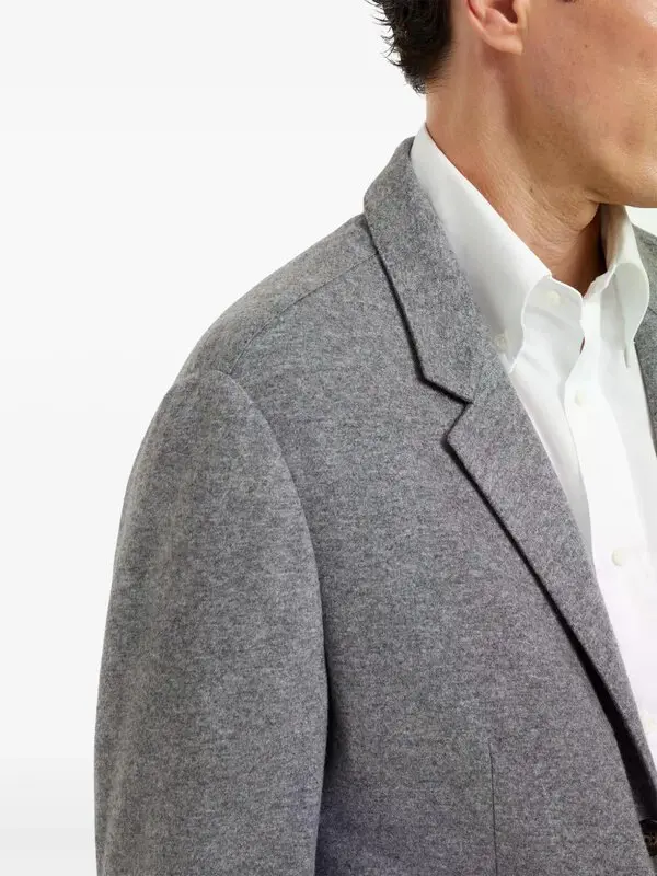 Brunello Cucinelli Single-breasted Blazer - Grey