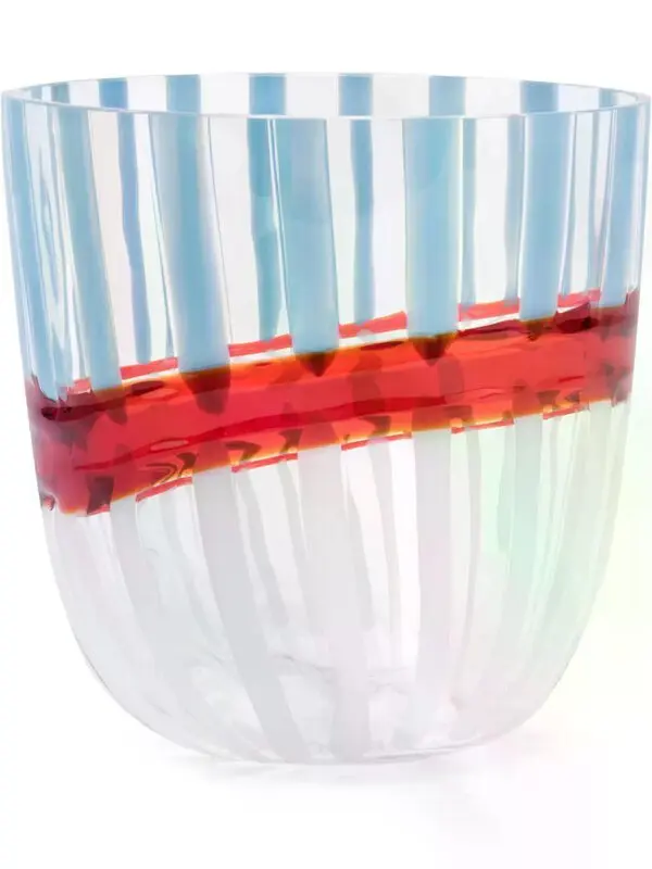 CARLO MORETTI Striped Glass - Blue