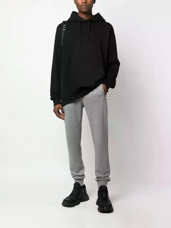Dolce & Gabbana Drawstring Cotton Track Pants - Grey