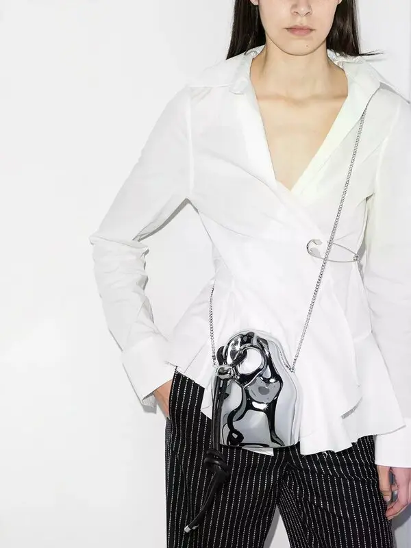 PUBLISHED BY Ruby's Lost Stone Sculptural Shoulder Bag - Silver