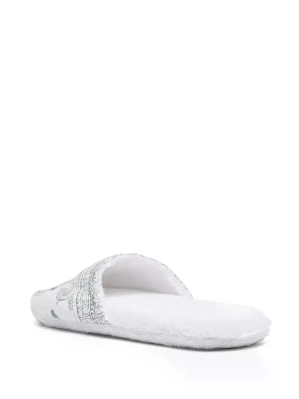 Versace I Love Baroque Slippers - White