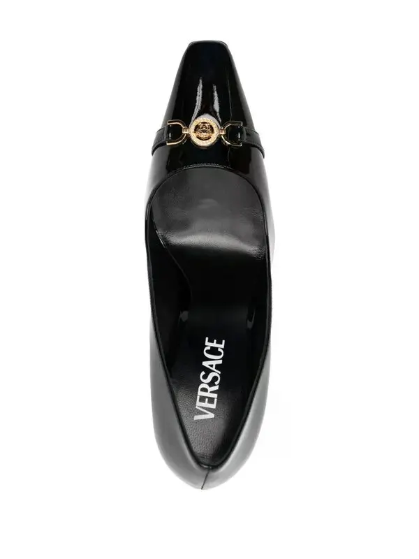 Versace 110mm Patent-finish Leather Pumps