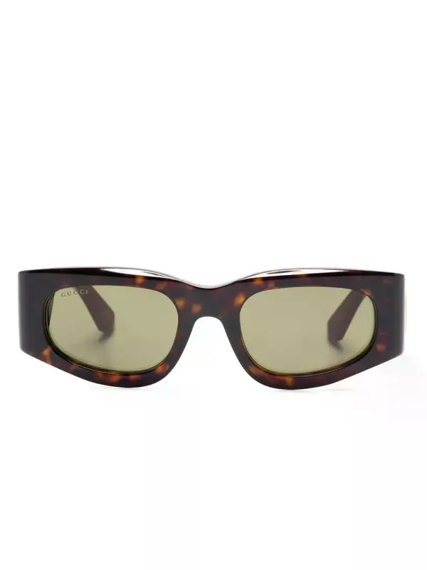 Gucci Colour-block Tortoiseshell Sunglasses - Multicolour