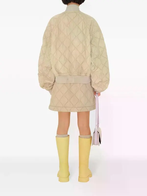 Burberry Quilted Bomber Jacket