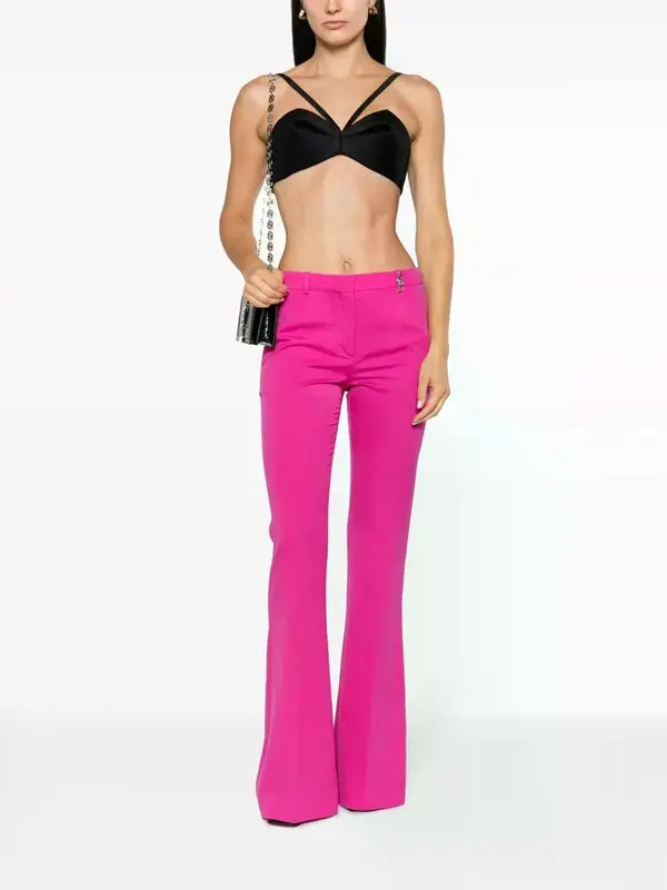 Versace Gathered Bustier Crop Top