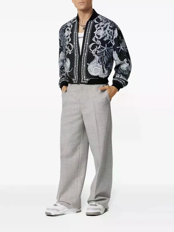 Versace Barocco Sea Reversible Bomber Jacket