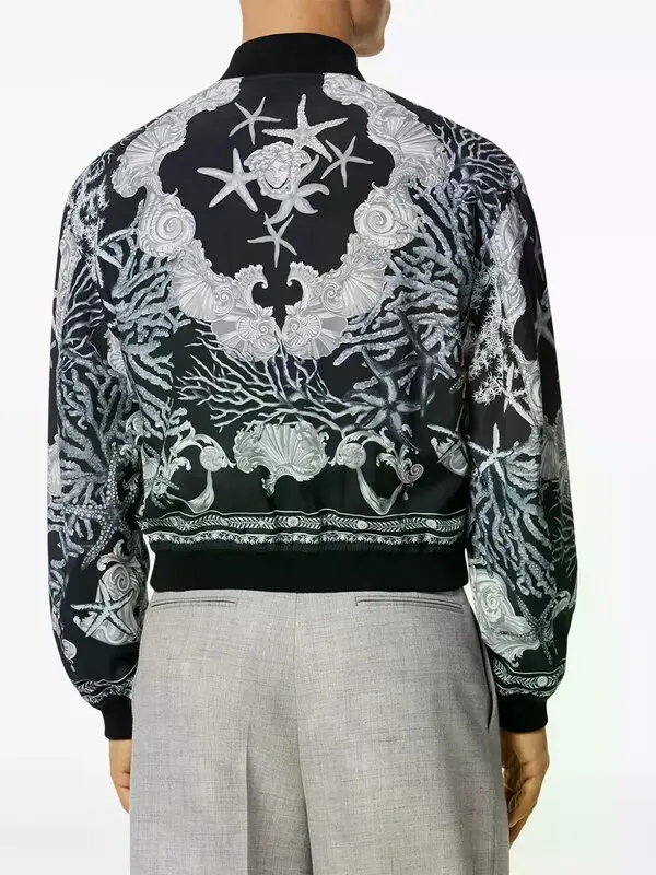 Versace Barocco Sea Reversible Bomber Jacket