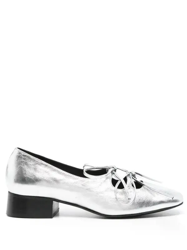 NICOLE SALDANA 25mm Isabel Pumps - Silver