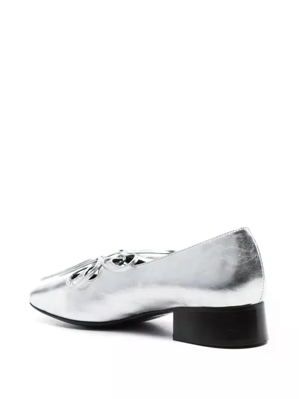 NICOLE SALDANA 25mm Isabel Pumps - Silver