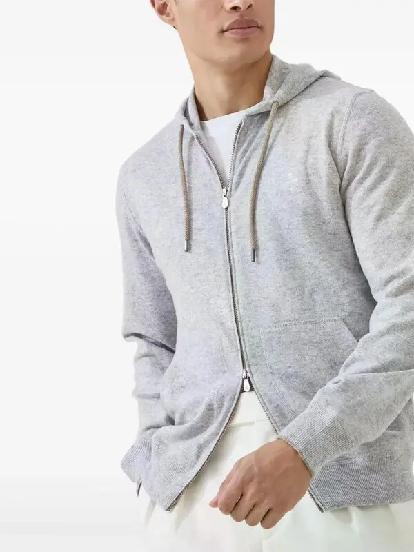 Brunello Cucinelli Cashmere Zip Hoodie