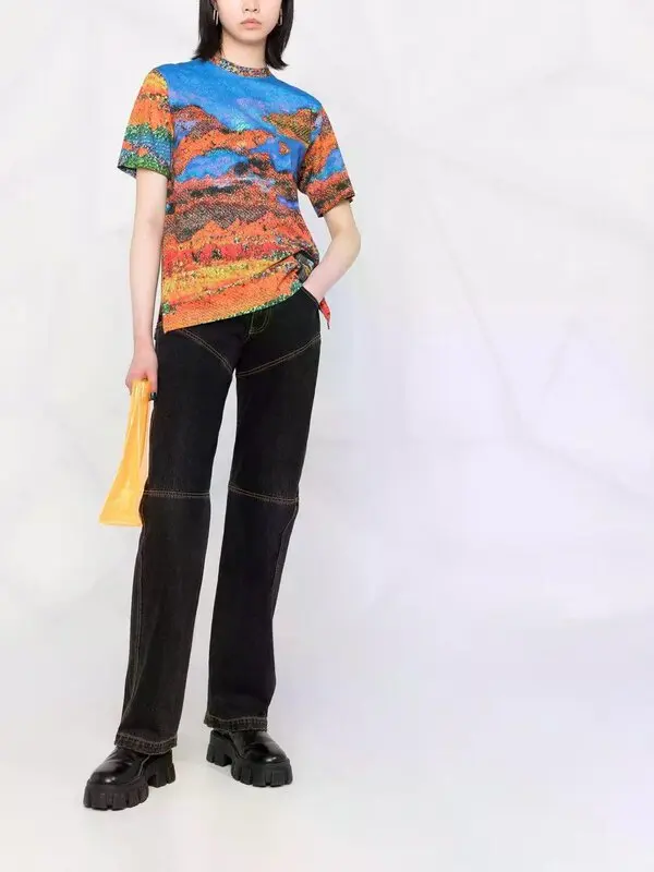 AMBUSH Graphic-print T-shirt - Blue