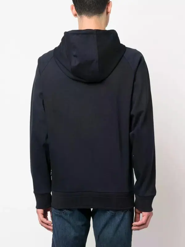 BOSS Logo-patch Drawstring Hoodie