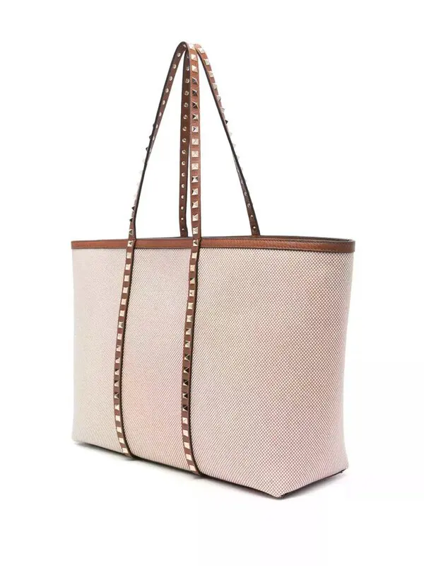 Valentino Garavani Rockstud Tote Bag - Neutrals