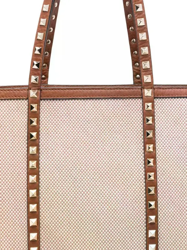 Valentino Garavani Rockstud Tote Bag - Neutrals