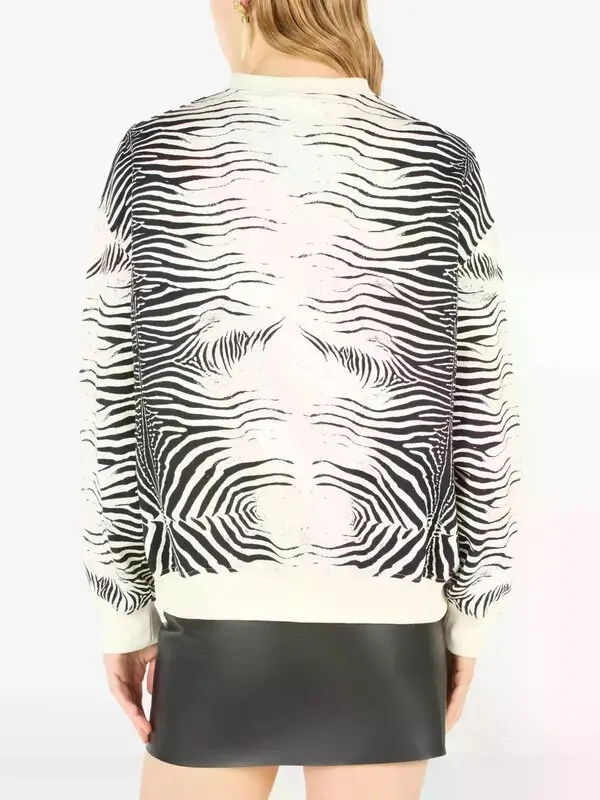 Roberto Cavalli Zebra-print Sweatshirt