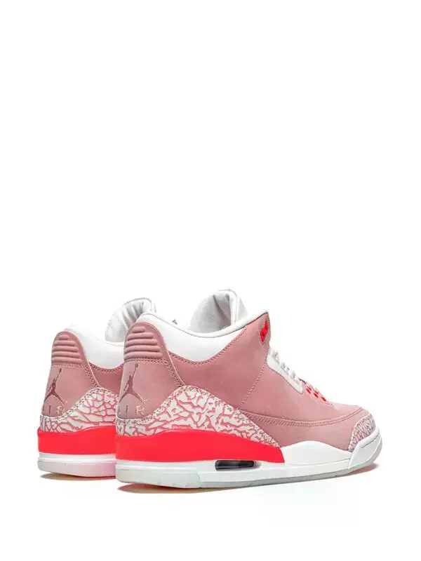 JORDAN Air 3 Rust Sneakers - Pink