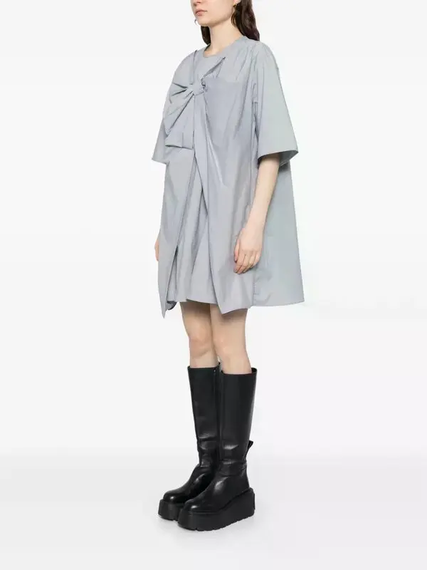 JNBY Bow-detail Dress - Blue