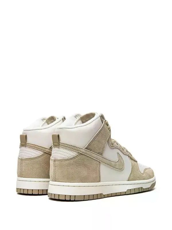 Nike Dunk Hi Retro Prm Tan Suede Sneakers - Neutrals