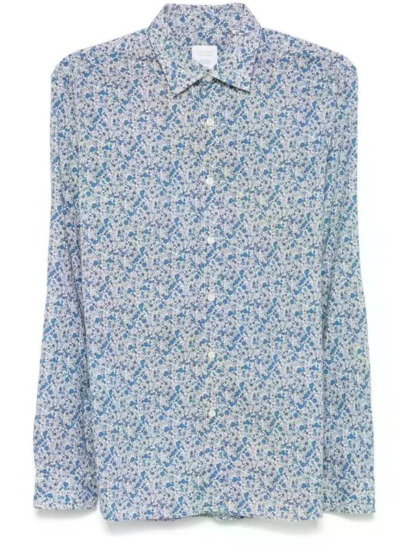 XACUS Floral-print Shirt