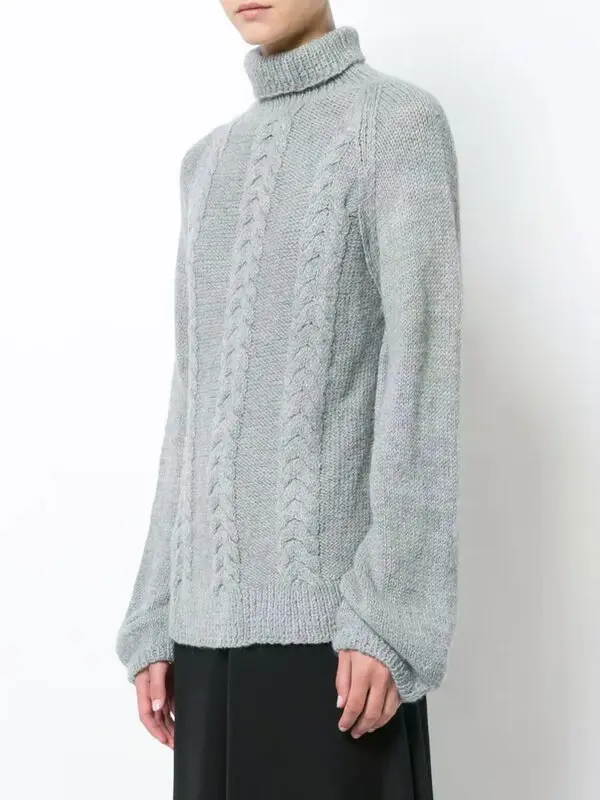 Voz Cable-knit Turtleneck Jumper