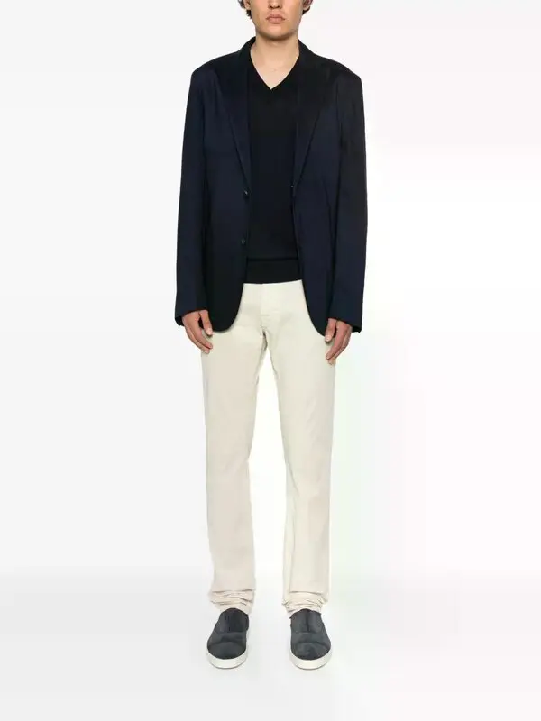 Corneliani Straight-leg Trousers - Neutrals