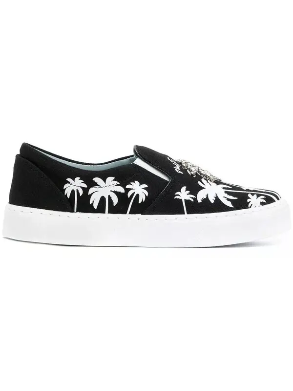 CHIARA FERRAGNI Chiara Suite Slip-on Sneakers - Black