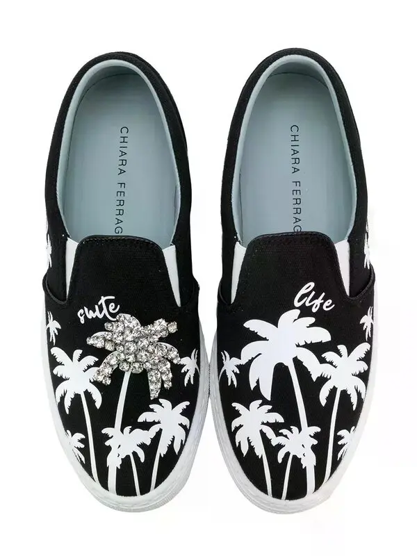 CHIARA FERRAGNI Chiara Suite Slip-on Sneakers