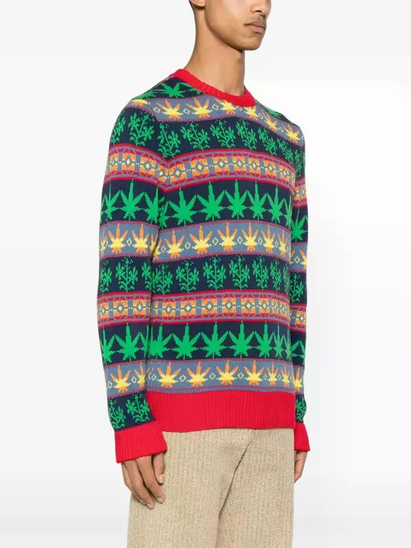BODE Marin Patterned Jacquard Jumper