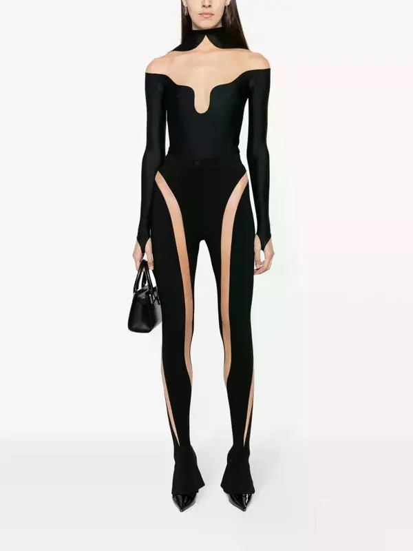 MUGLER Illusion Panelled Trousers