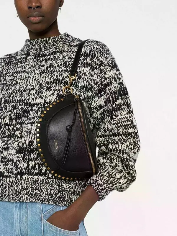Isabel Marant Étoile Skano Studded Leather Shoulder Bag
